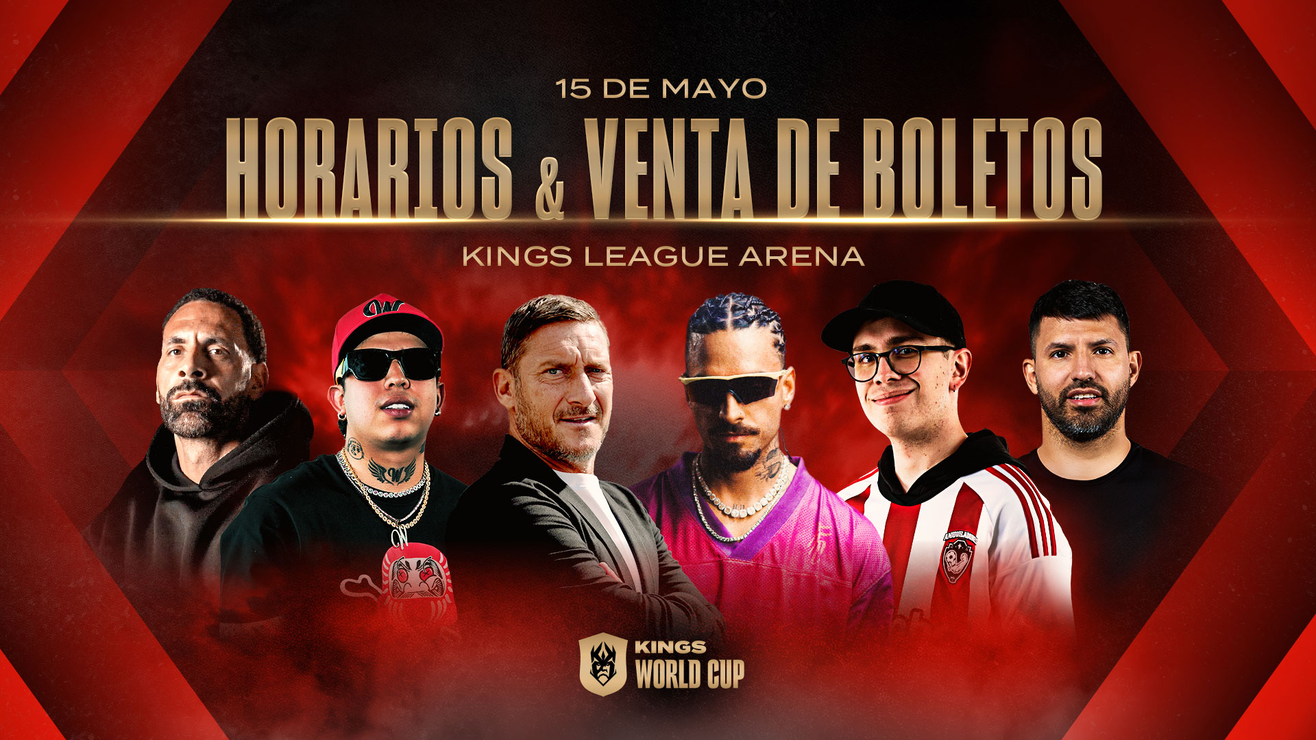 Horarios y venta de boletos para la Kings World Cup: 15 de mayo | Kings League Openbank Americas